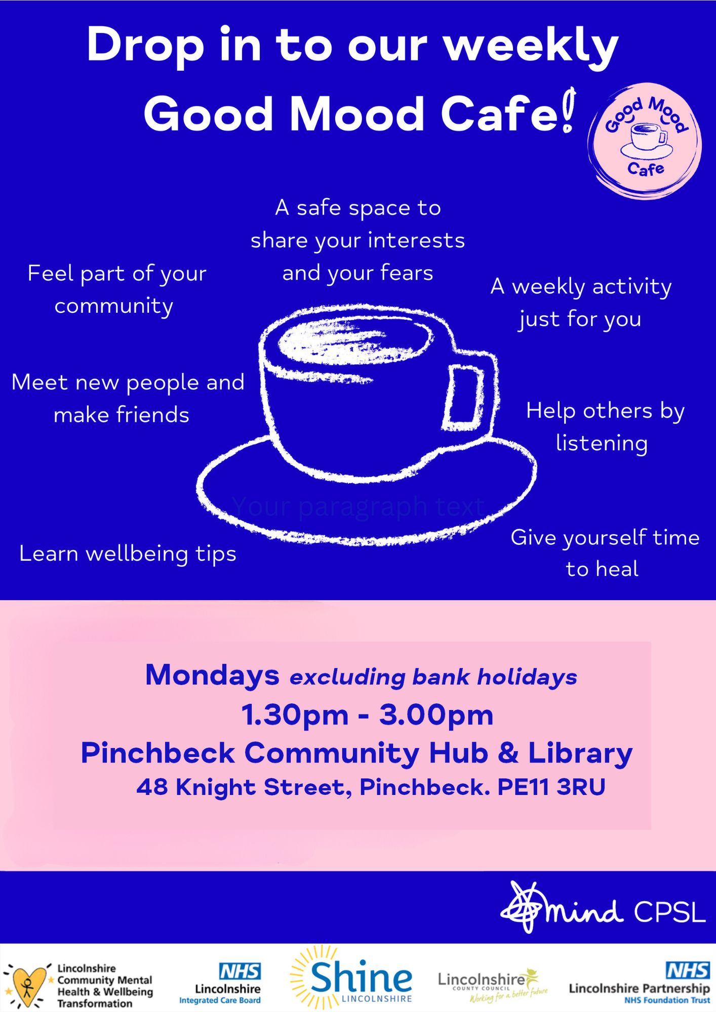 Good Mood Cafe - Pinchbeck Hub and Library